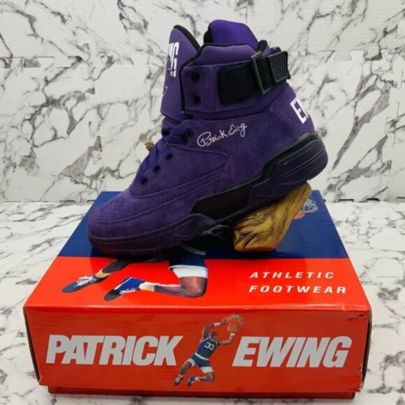Patrick Ewing | Shoes | Mens Patrick Ewing 33 Hi Og Purple Black Sneaker Nwt | Poshmark